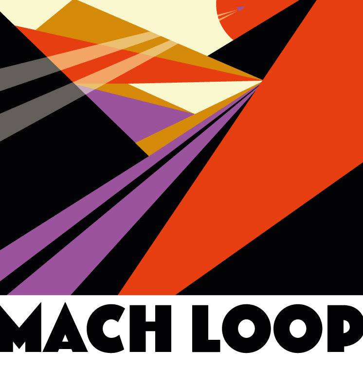 Mach Loop Wales - Aviation Travel Poster - Georgina Westley Art & Design