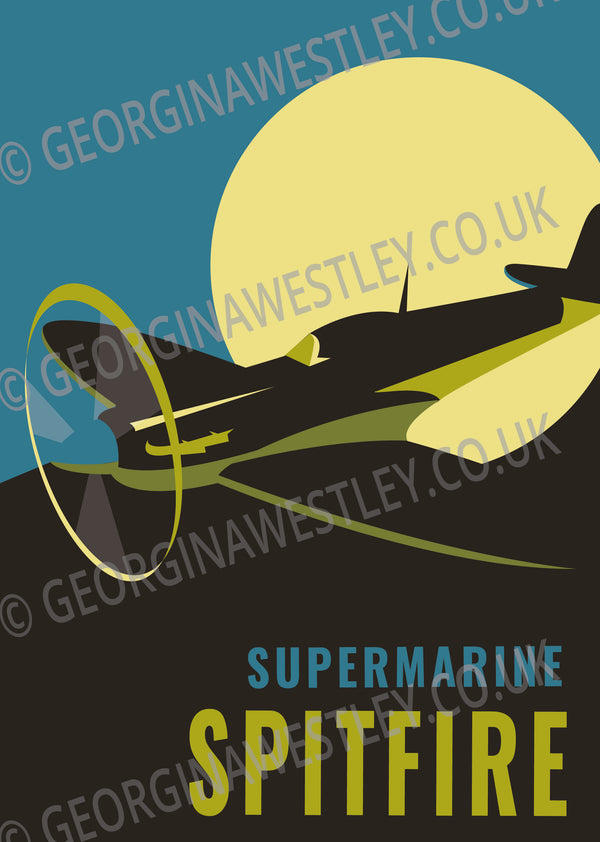 Supermarine Spitfire - Georgina Westley Art & Design